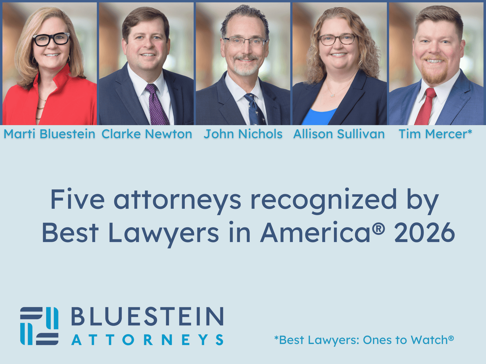 Once again, Best Lawyers honors five Bluestein Attorneys - Bluestein ...